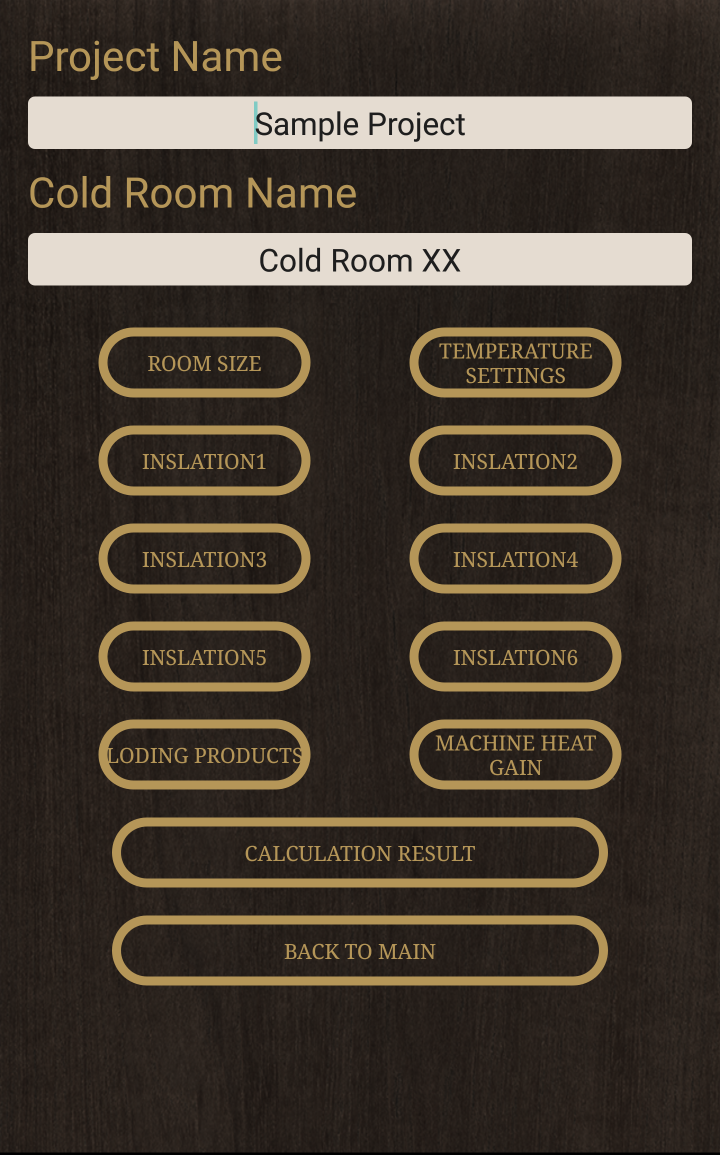 Cold Storage Capacity Calculator – L.L.M LABO